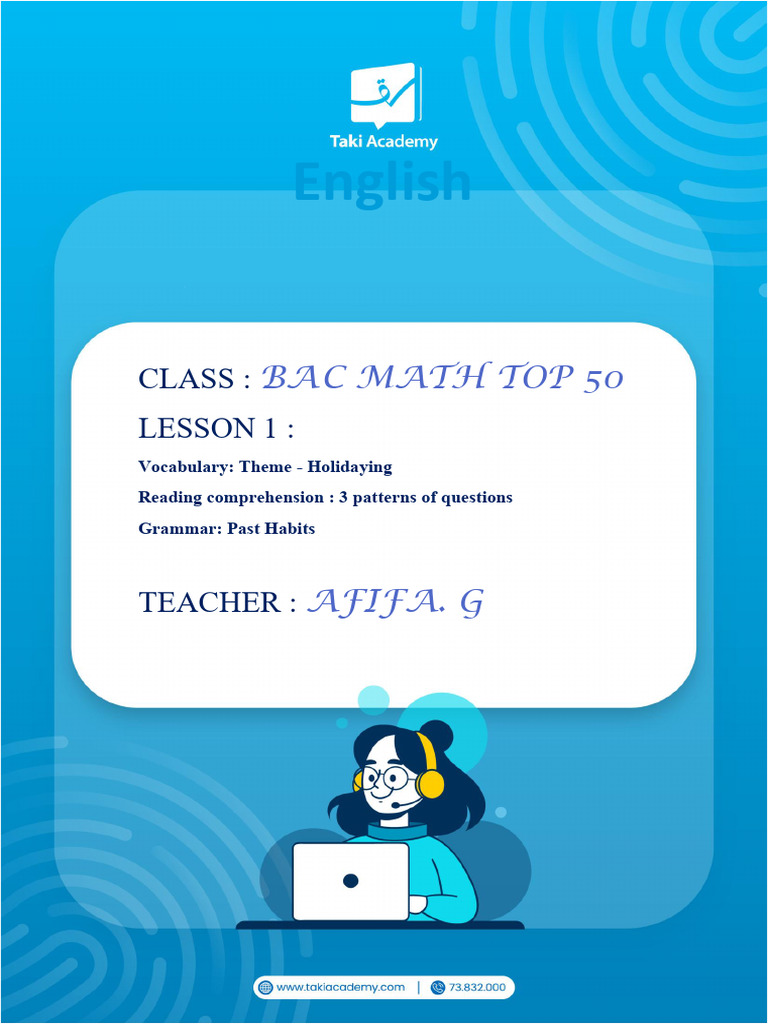 68bca19d1b1e5 - BAC MT50 L1 Vocab R.comp. Grammar | PDF | Foods