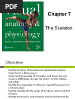 Unlabeled Axial Skeleton Overview | PDF | Skull | Skeletal System