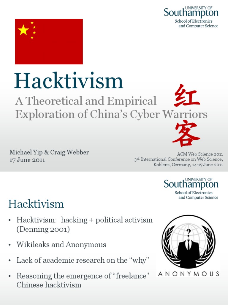 Chinese Hacktivism: Honkers Union Study | PDF | Taiwan | Empire Of Japan