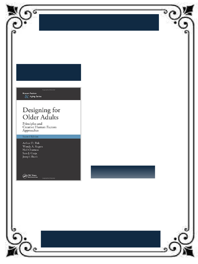 Designing for older adults principles and creative human factors ...