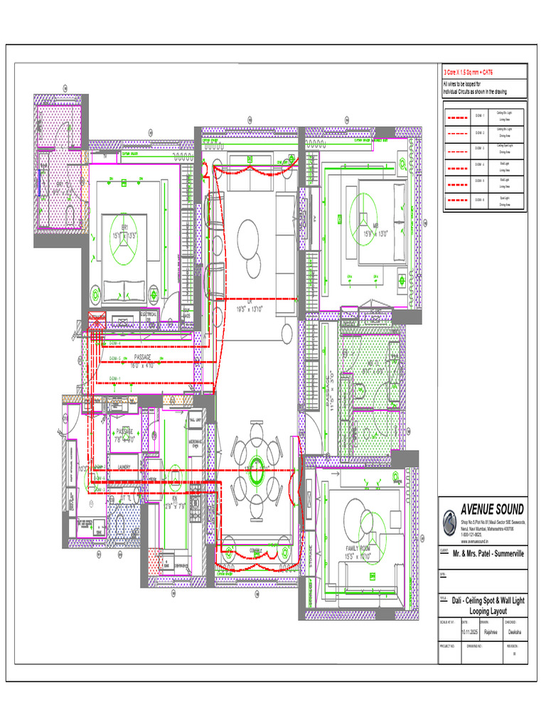 Dali Ceiling & Wall Light Looping Layout | PDF