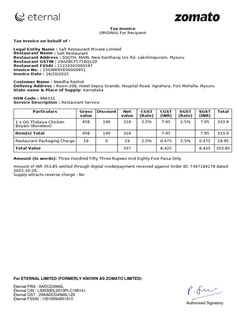 26th | PDF | Invoice | Payments