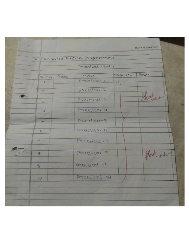 Python Practical | PDF