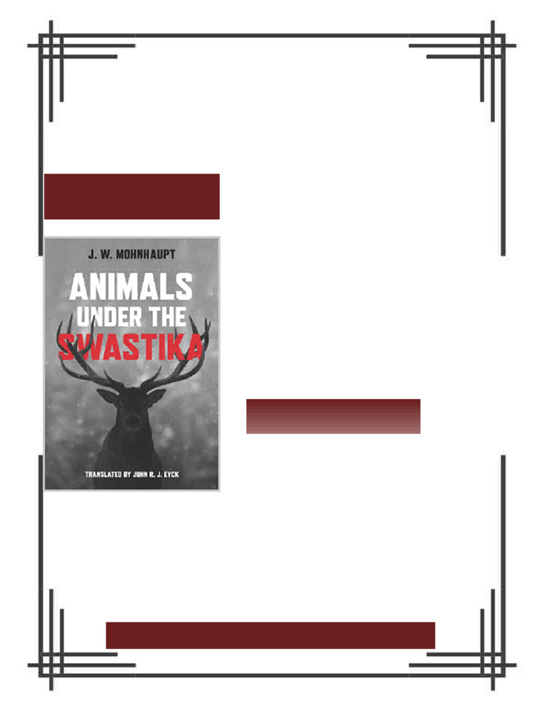 Animals under the Swastika First Edition Mohnhaupt eBook test edition ...
