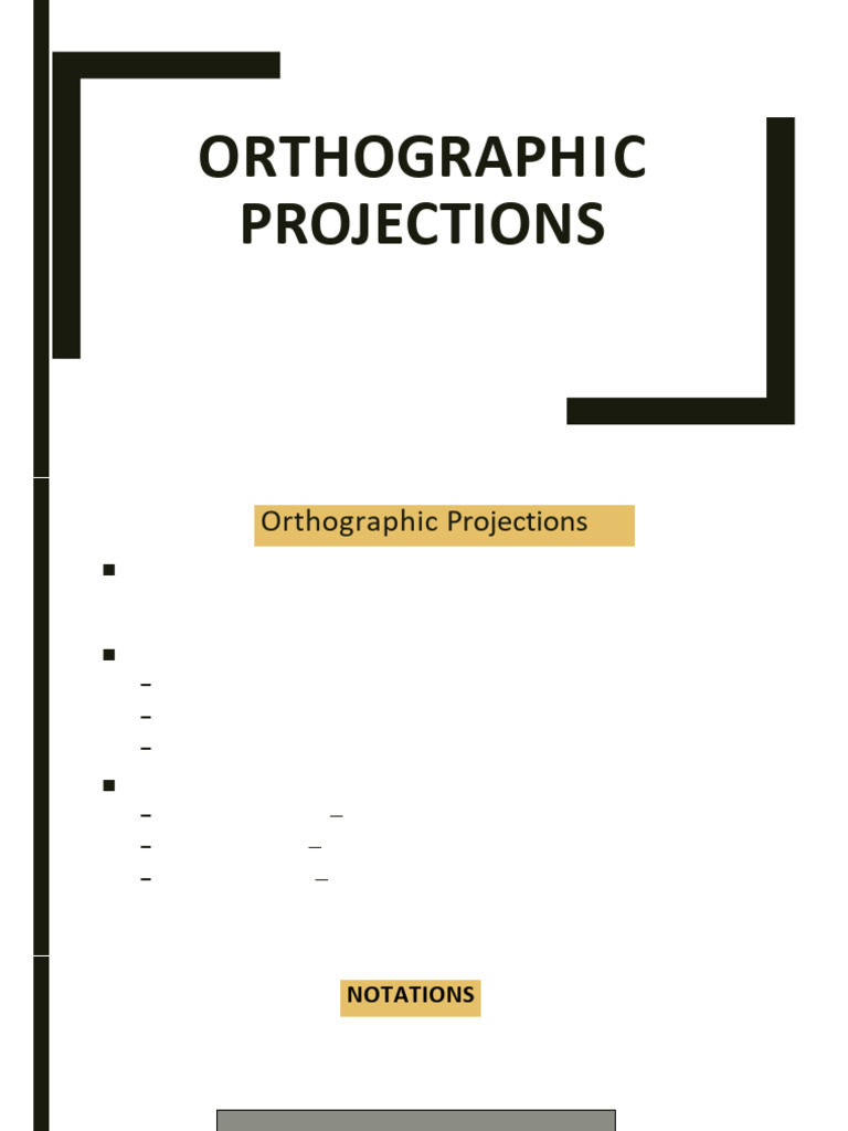 Orthographic Projection | PDF | Geometry | Euclidean Geometry