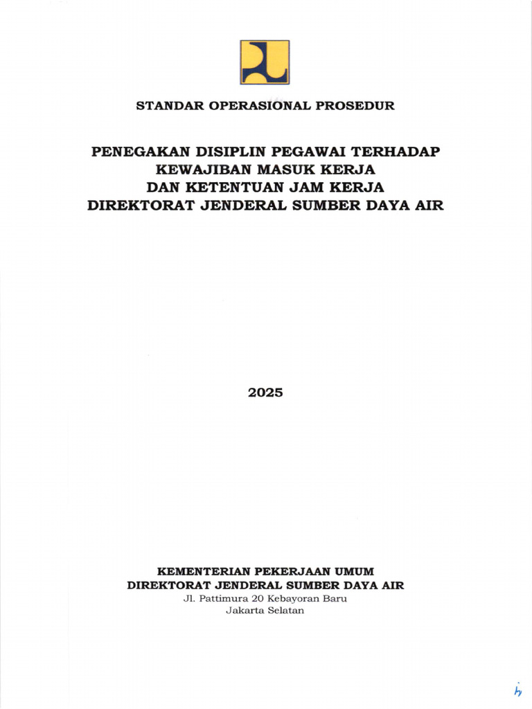 SOP Disiplin Pegawai PNS Kementerian | PDF