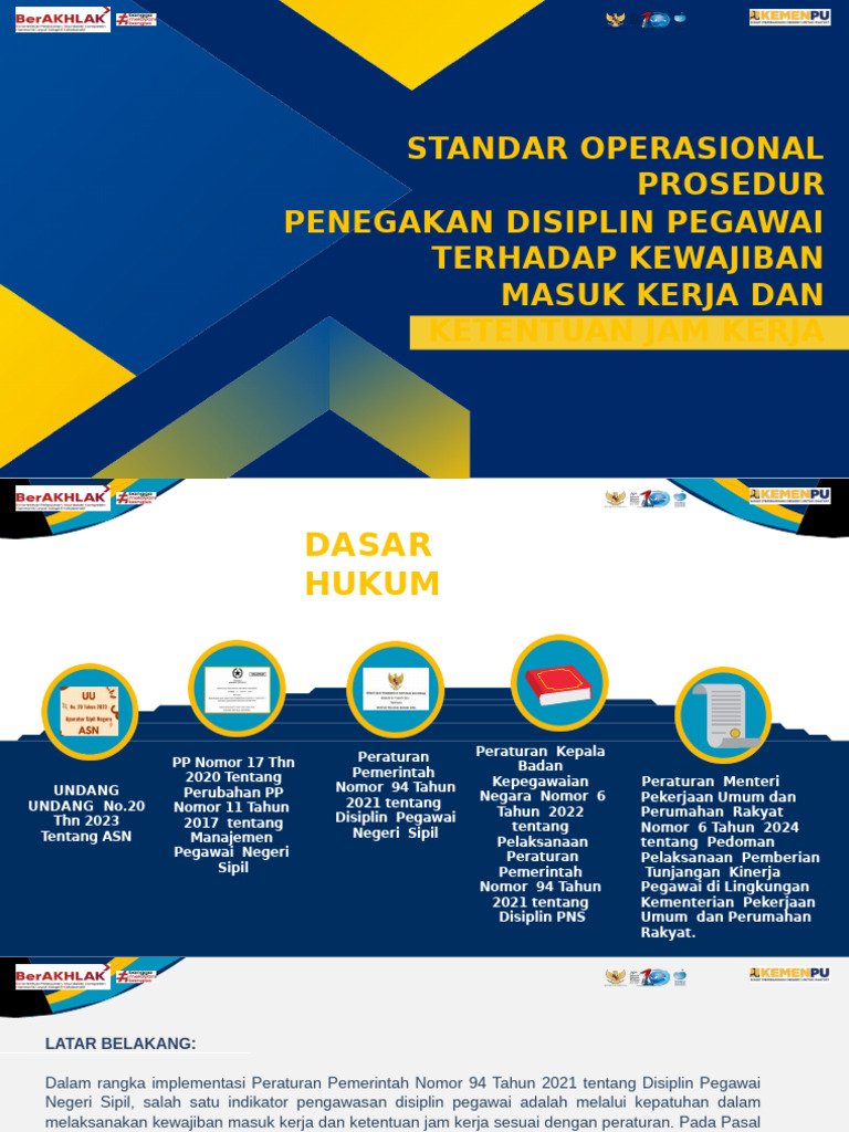 18-Internalisasi Sop Penegakan Disiplin Pegawai Terhadap Kewajiban ...