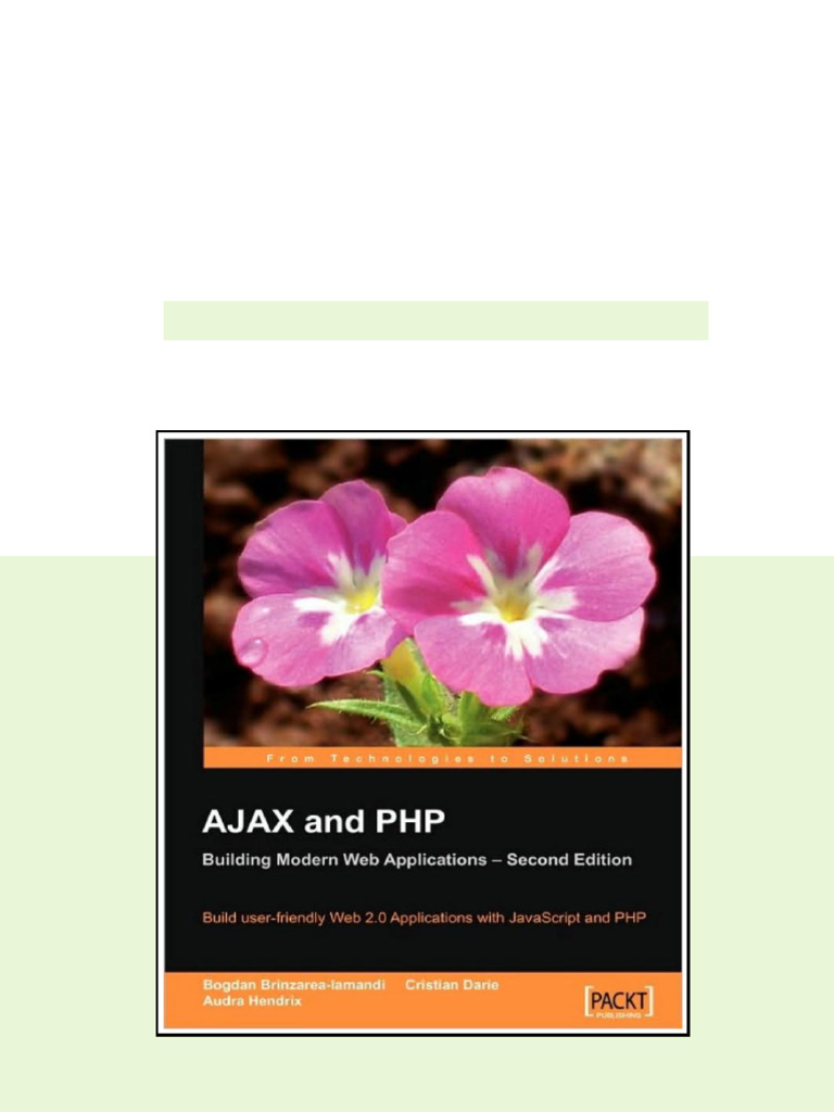 AJAX and PHP Building Modern Web Applications 2nd Edition Bogdan ...