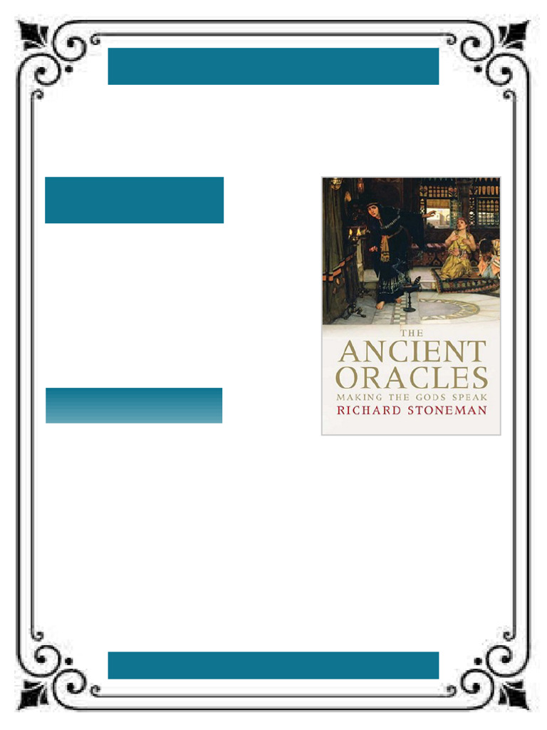 The Ancient Oracles Richard Stoneman ebook premium reading edition ...