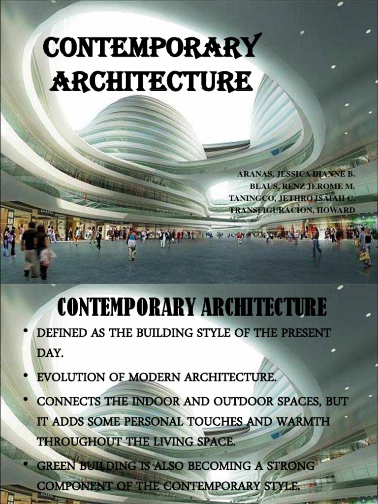 Contemporary Architecture | PDF