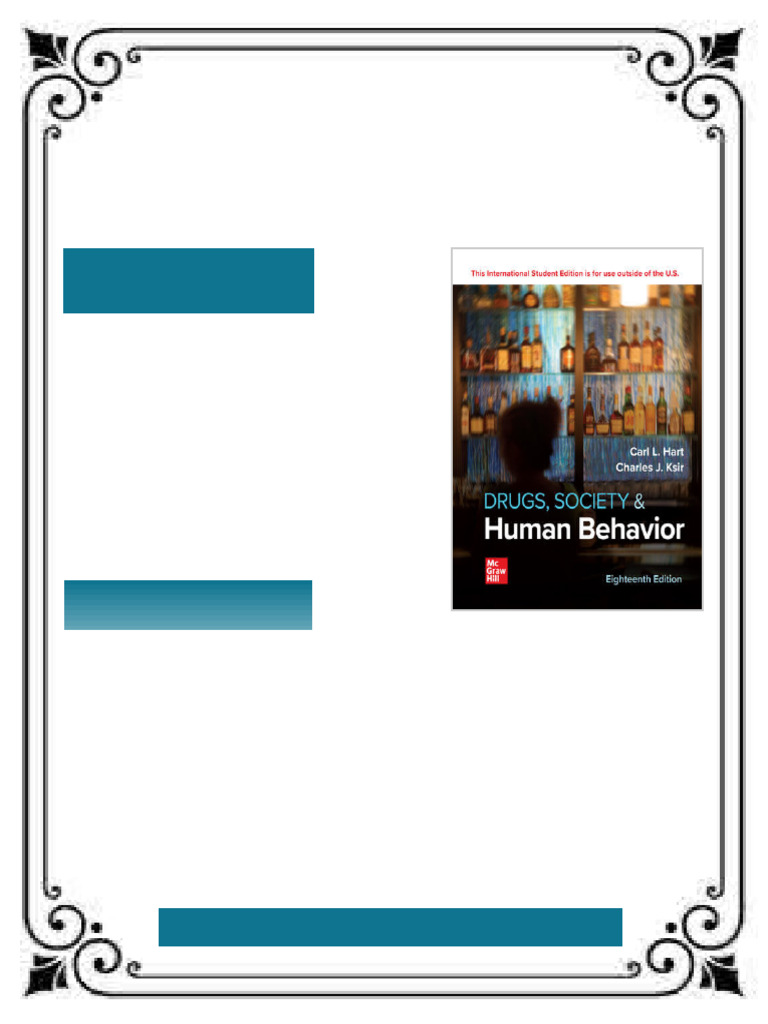Drugs, Society, and Human Behavior 18th Edition Carl L. Hart. ebook ...