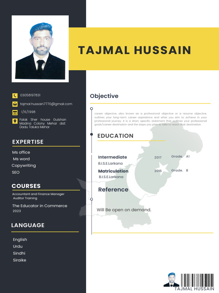 Professional Modern CV Resume 20231022 214026 0000 | PDF