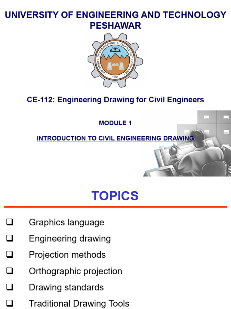 Civil Engineering Drawing Basics | PDF | Geometry | Technical Drawing