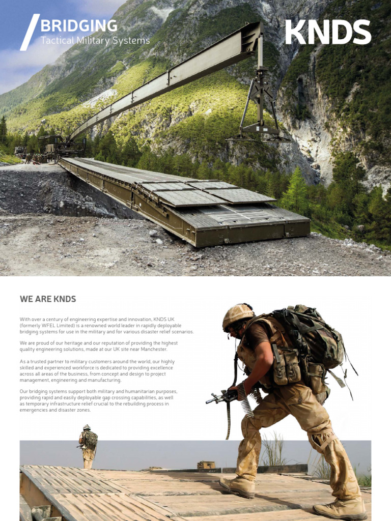 Military Bridging Solutions by KNDS | PDF