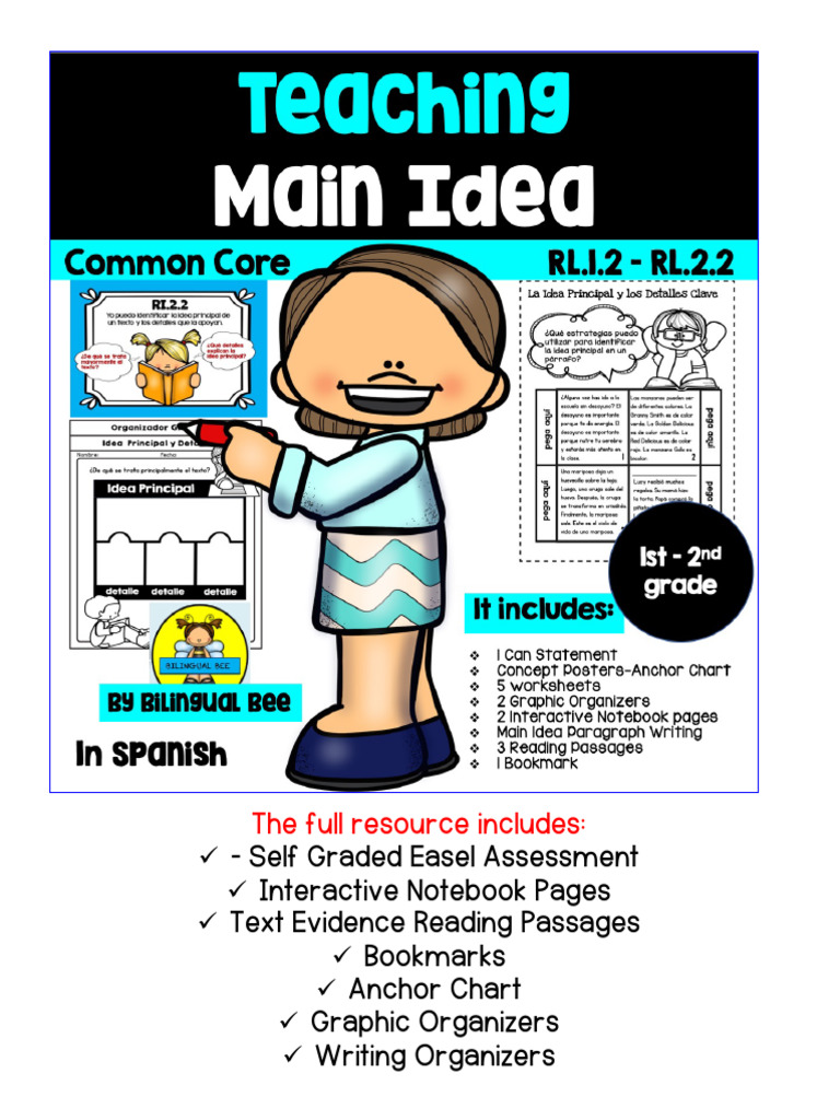 Spanish Main Idea Teaching Resources | PDF