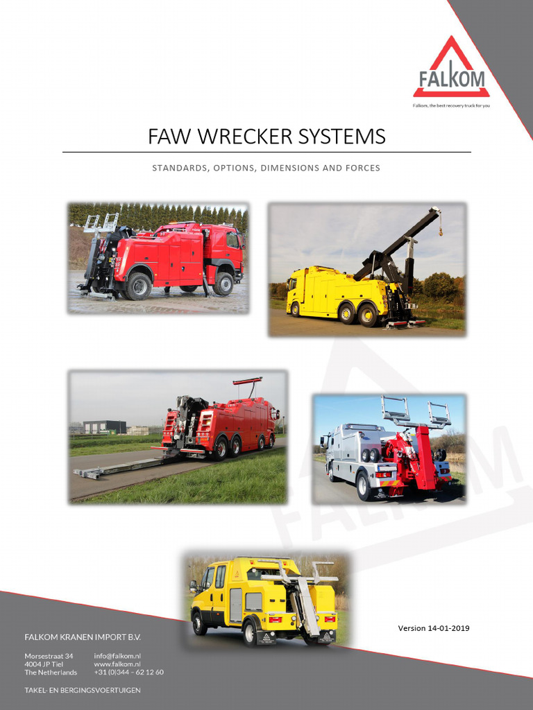 FAW Overview 2019 | PDF | Crane (Machine) | Vehicles