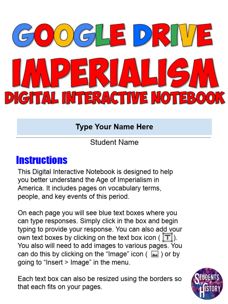 US Imperialism Interactive Notebook | PDF | International Relations ...