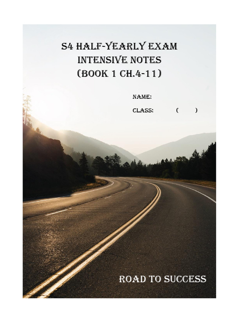 S4 Intensive Booklet (STGSS) | PDF | Chemical Bond | Atoms