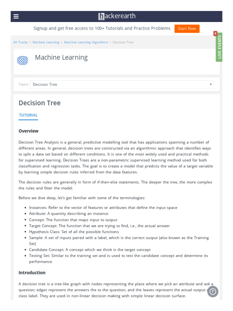 5 Decision Tree Tutorial | PDF | Machine Learning | Applied Mathematics