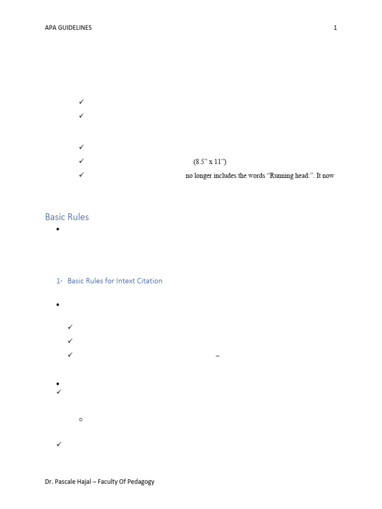 APA 7th Edition Citation Guide | PDF