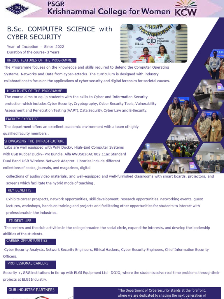 B.Sc. in Cyber Security Program Overview | PDF | Computer Security ...