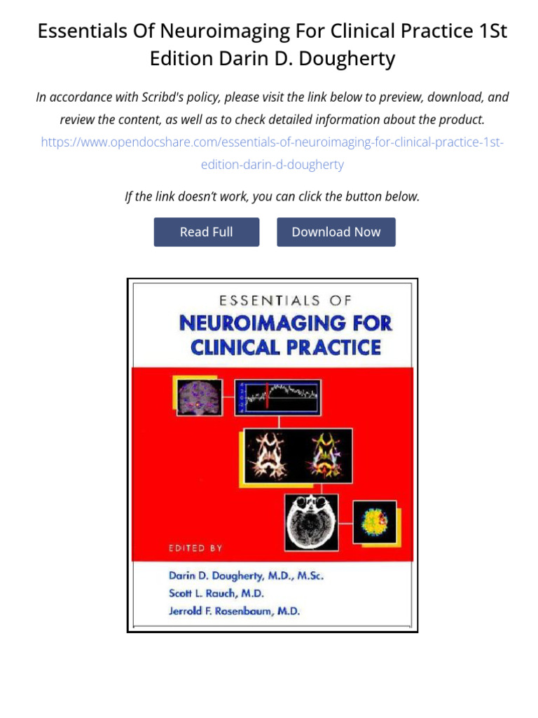 Essentials of Neuroimaging for Clinical Practice 1st Edition Darin D ...