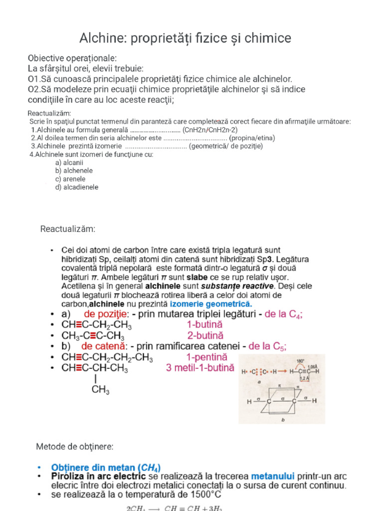 _ Alchine_ Proprietăți Fizice Și Chimice | PDF