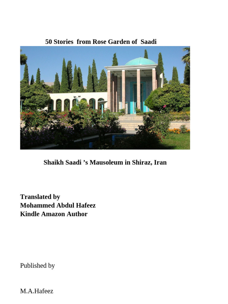 Shaikh Saadi's Timeless Moral Stories | PDF | Mongol Empire