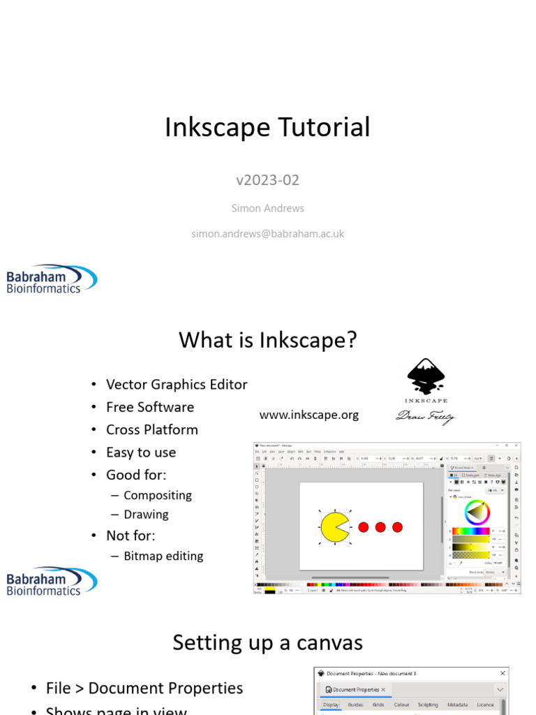 Inkscape Tutorial | PDF | Computer Graphics | Graphics