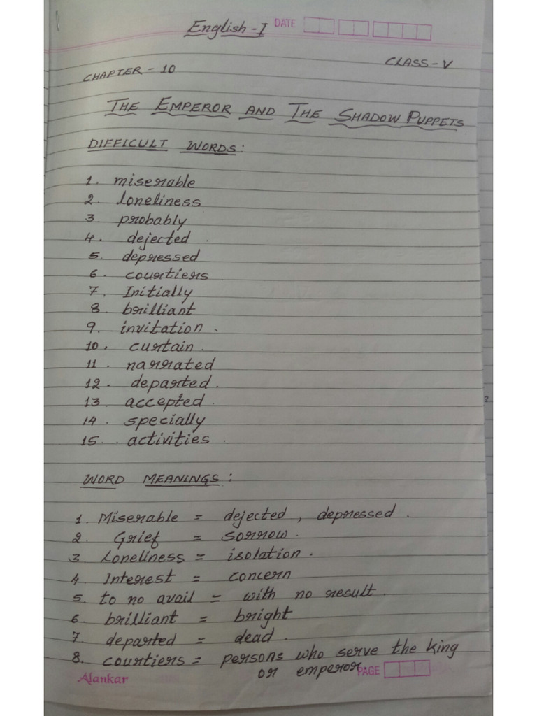 Ch 10 the Emperor and the Shadow Puppets | PDF