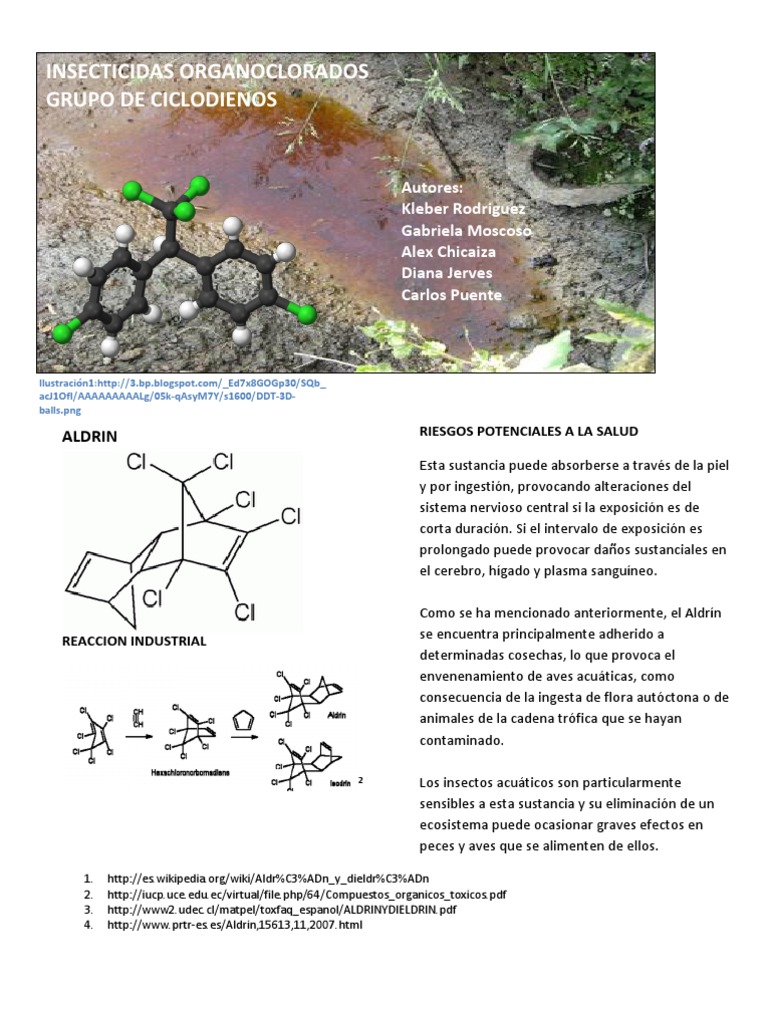 Aldrin: Riesgos y Aplicaciones como Insecticida | PDF | Insecticida ...