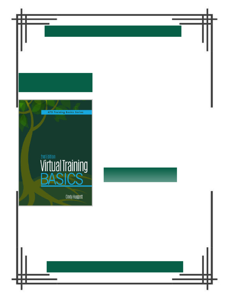 Virtual Training Basics 2nd Edition Cindy Huggett eBook vector pdf | PDF