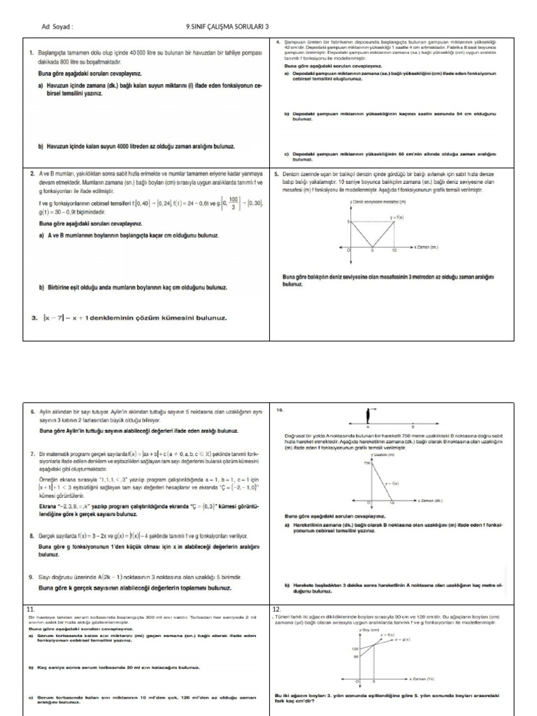 9.Çalışma Soruları 3 | PDF