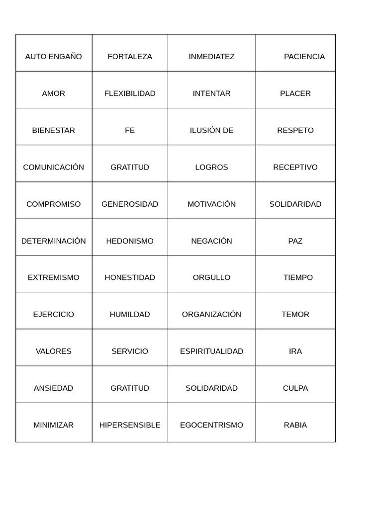 Ensalada de Palabras | PDF