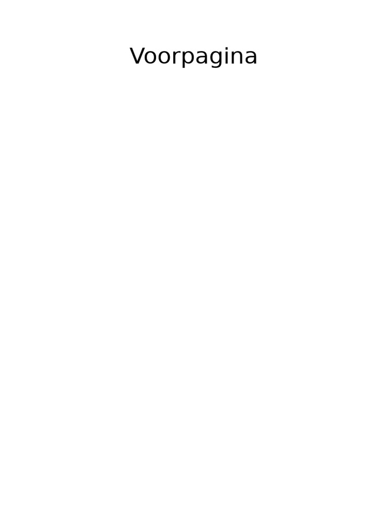 Profielwerkstuk | PDF