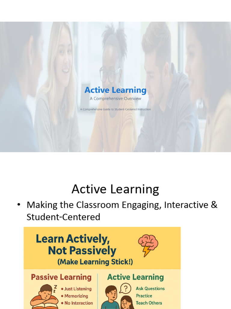 Active Learning Pptcombined-1 | PDF