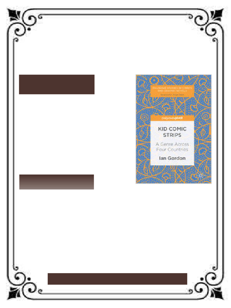 Kid Comic Strips: A Genre Across Four Countries 1st Edition Ian Gordon ...