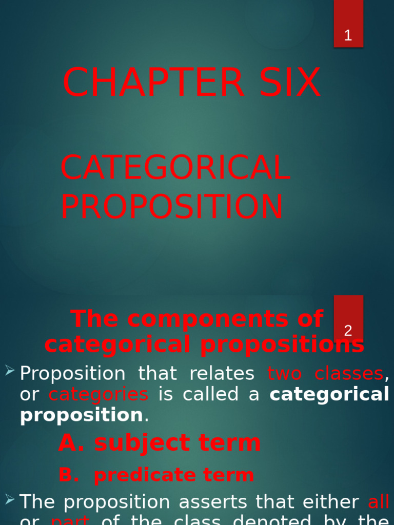 Logic Chapter -6 (1) | PDF | Argument | Truth