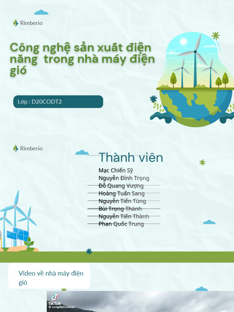 Blue and Green Illustration the Case of Renewable Energy Presentation ...