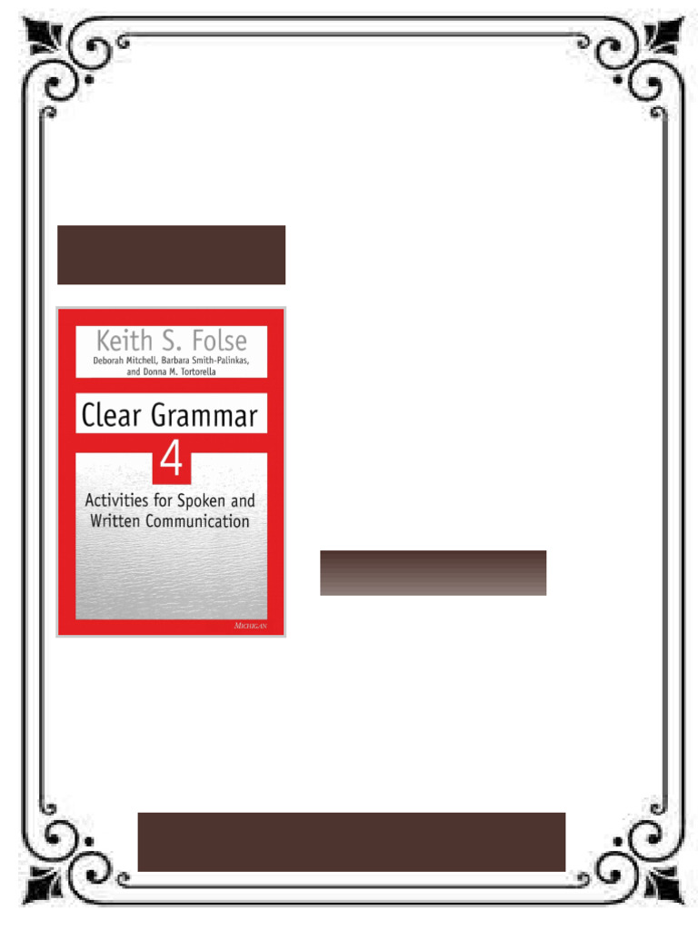 Clear Grammar 4 Activities for Spoken and Written Communication 1st ...