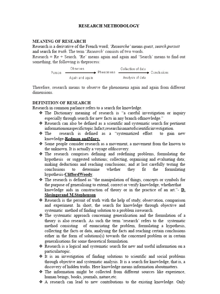 RM-notes-23-11-2023.docx | PDF | Sampling (Statistics) | Methodology