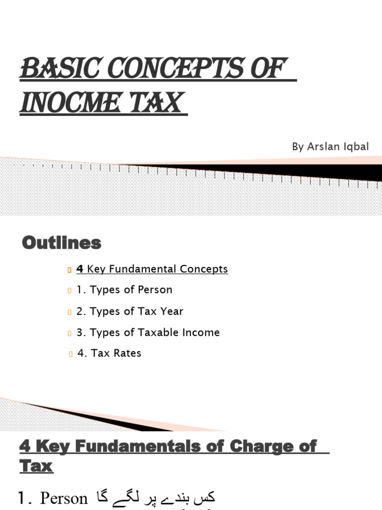 Key Income Tax Concepts Explained | PDF | Taxes | Capital Gains Tax