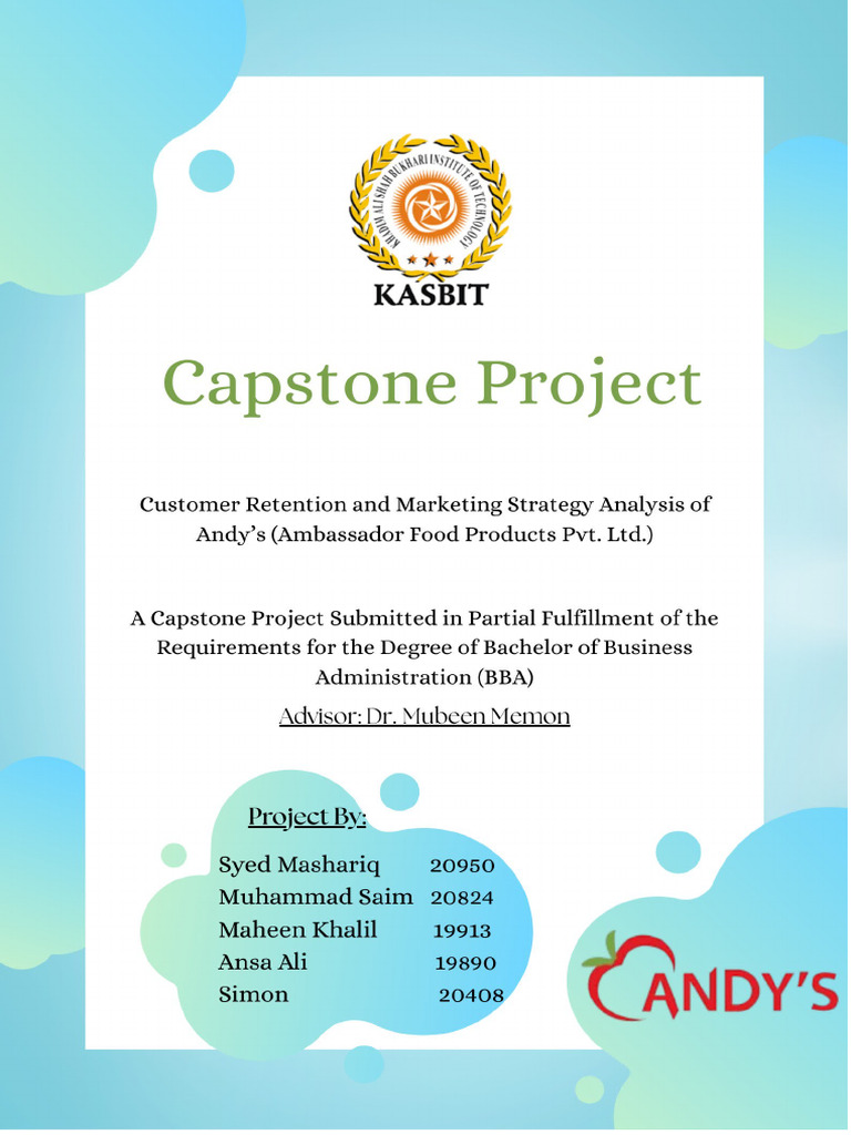 Capstone Report 02.12.2025 | PDF | Marketing | Consumer Behaviour