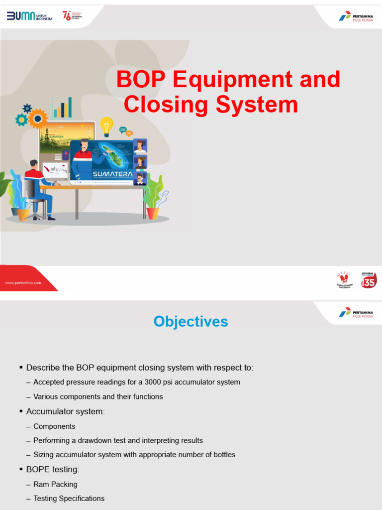 BOP Equipment Closing System Overview | PDF | Valve | Gas Technologies