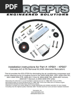 Fan Belt Adjustment and Installation Guide | PDF | Belt (Mechanical ...