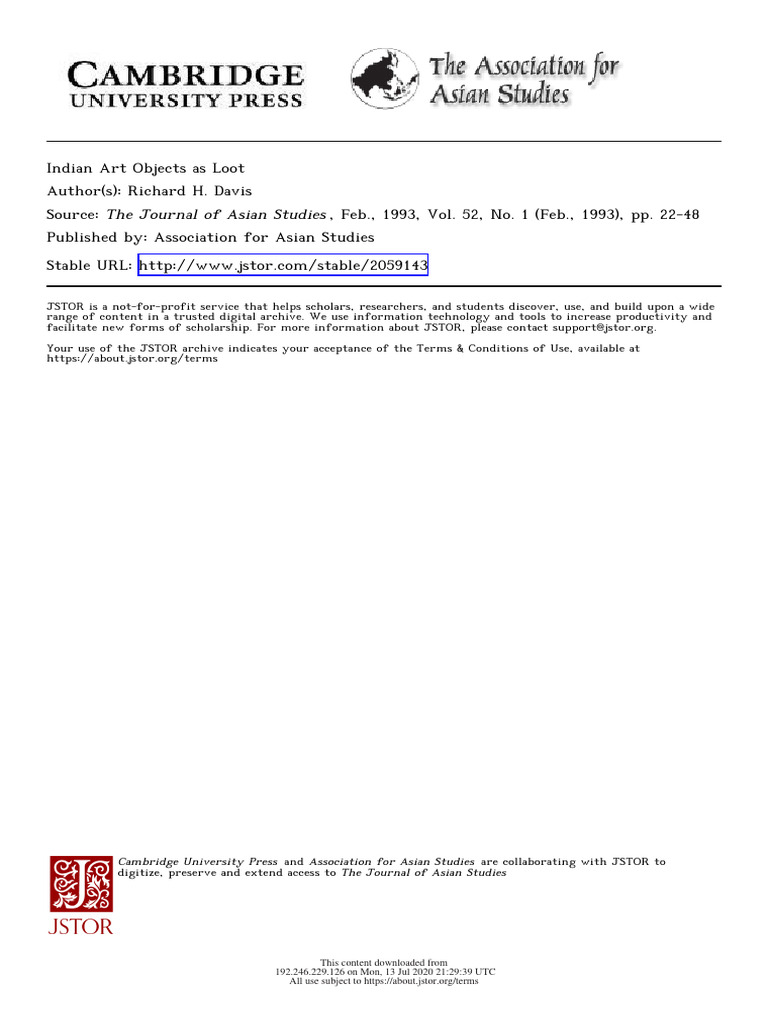 Indian_Art_Objects_as_Loot | PDF