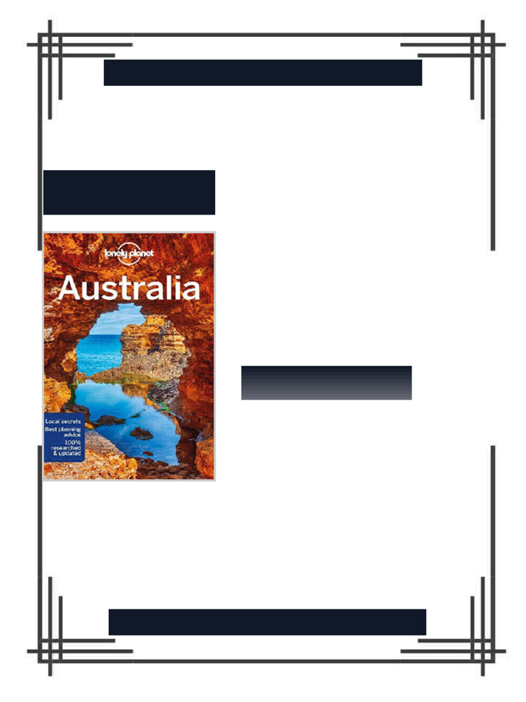 Australia 21st Edition Andrew Bain eBook online full version | PDF