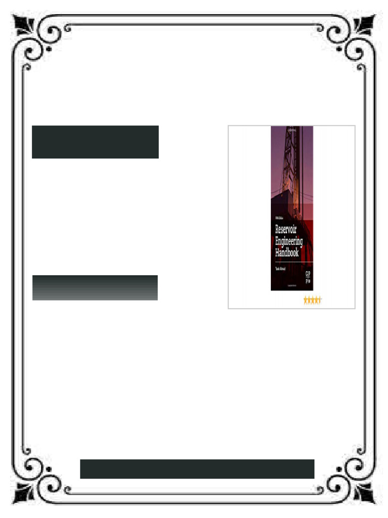 Reservoir Engineering Handbook Fifth Edition 2019 Tarek Ahmed ebook ...
