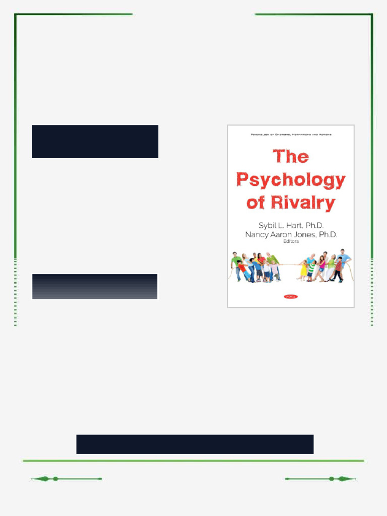 The psychology of rivalry 1st Edition Sybil L. Hart eBook sample ...