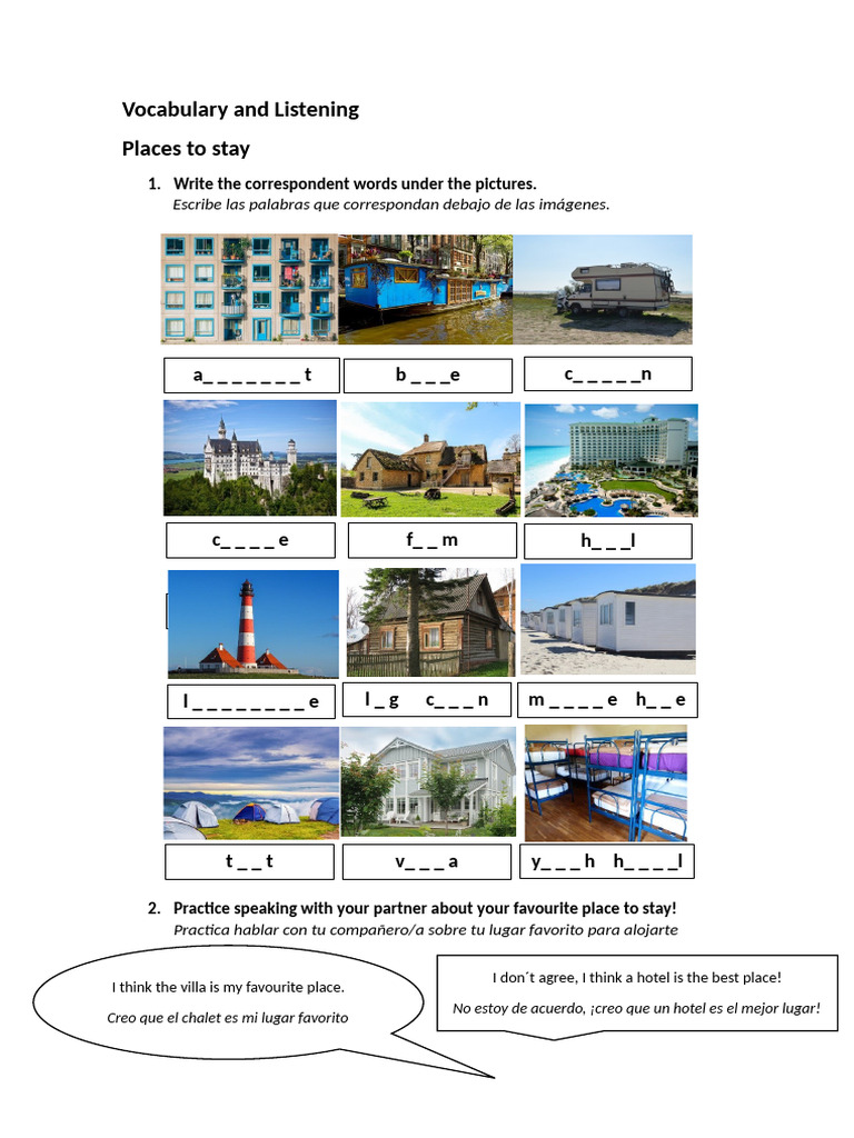 Unit 6 Vocabulary II & Listening | PDF